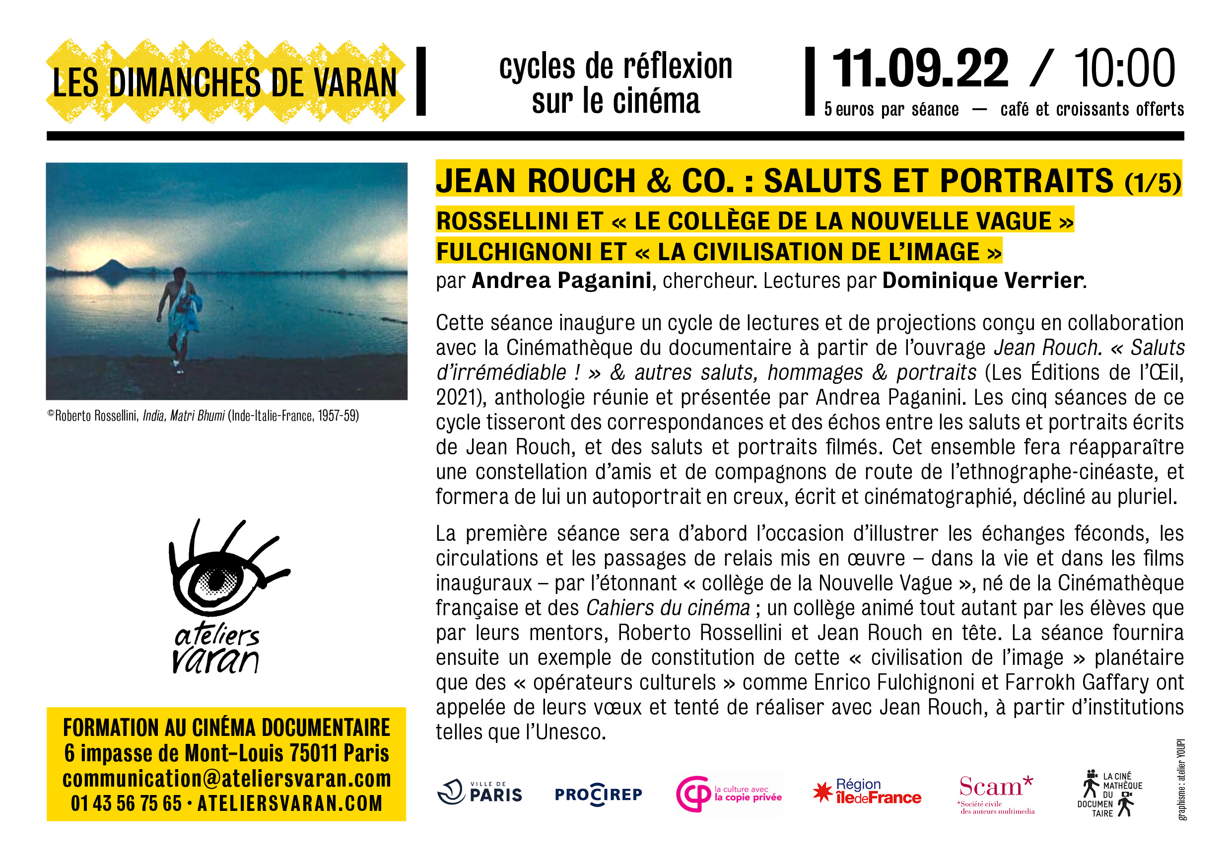 Jean Rouch & Co. : Saluts et portraits (1/5) | La cinémathèque du ...